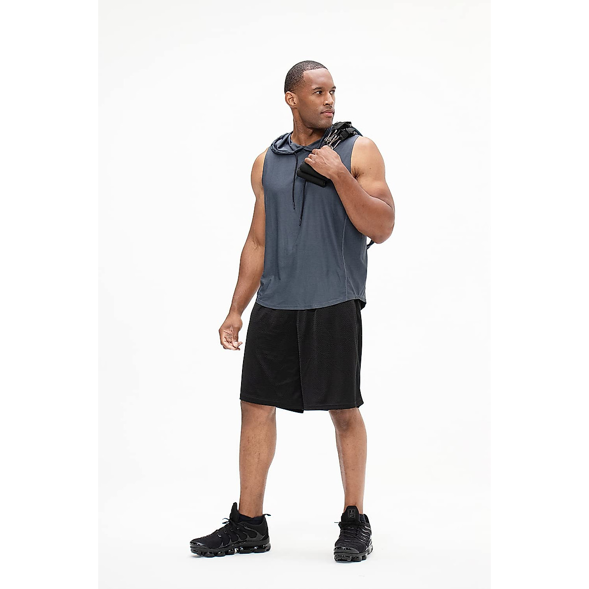 DEVOPS Men's 2-Pack Mesh Athletic Workout Basketball Running Mesh Shorts with Pockets