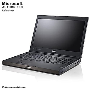 Dell Precision M6600 17.3 Inch Workstation Laptop, Intel Core i7-2720QM up to 3.3GHz, 8G DDR3, 500G, VGA, HDMI, DP, Windows 10 Pro 64 Bit Multi-Language Support English/French/Spanish(Renewed)