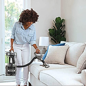 Shark UV650 Navigator Bagless Lightweight Lift-Away Pod Vacuum Removes Pet Hair,Dust and Debris Off Furniture (Silver)(Renewed)