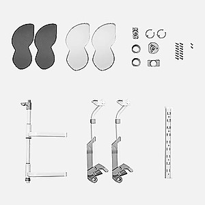 YEKIM Right Turn Blind Corner Pull Out Cabinet, 2 Tier Soft Close Swing Tray, Corner Swivel Cabinet Organizer, for 860Mm Cabinets,Left