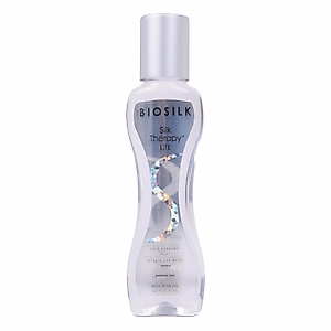 BioSilk Silk Therapy Lite, Leave-In Reconstructing Treatment To Smooth Fine & Thin Hair, Sulfate, Paraben & Cruelty-Free, 2.26 Oz