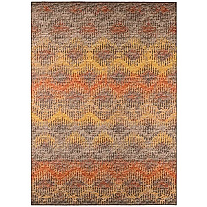 Addison Bravado Abstract Chevron Canyon Power Loomed 9' x 12' Area Rug