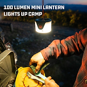 UCO Sprout LED Lantern, 100 Lumen Mini Battery-Powered LED Lantern with Lanyard