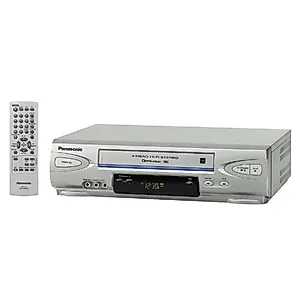Panasonic PV-V4524S 4-Head Hi-Fi VCR, Silver