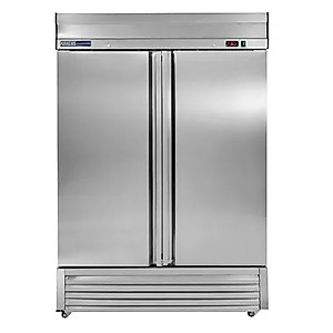 Kratos Commercial Freezer, 2-Door Reach-in Freezer, 54"W, 46 Cu Ft, Self-Closing Doors (68K-774)