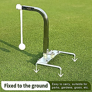 PGM Golf Swing Trainer - 2.0 Golf Training Equipment with 5 Adjustable Height - Pure Path Golf Swing Practice Mat Training Aid - Golf Swing and Hitting Trainer for Indoor Outdoor Home