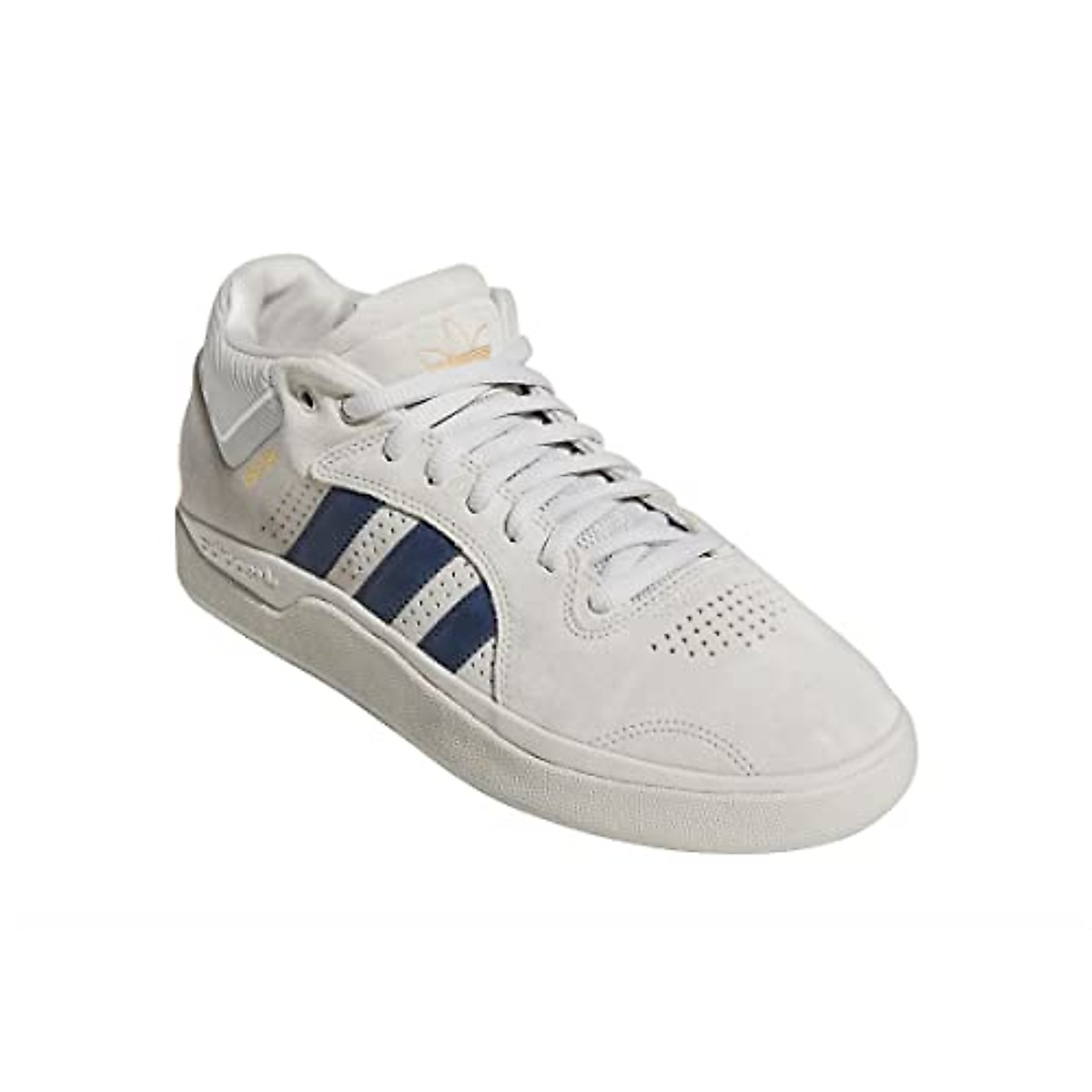 adidas Tyshawn Shoes - Grey/Collegiate Navy/White - 5.0
