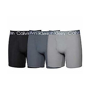 Calvin Klein Men`s Boxer Briefs Pack of 3 XL Grey Multi