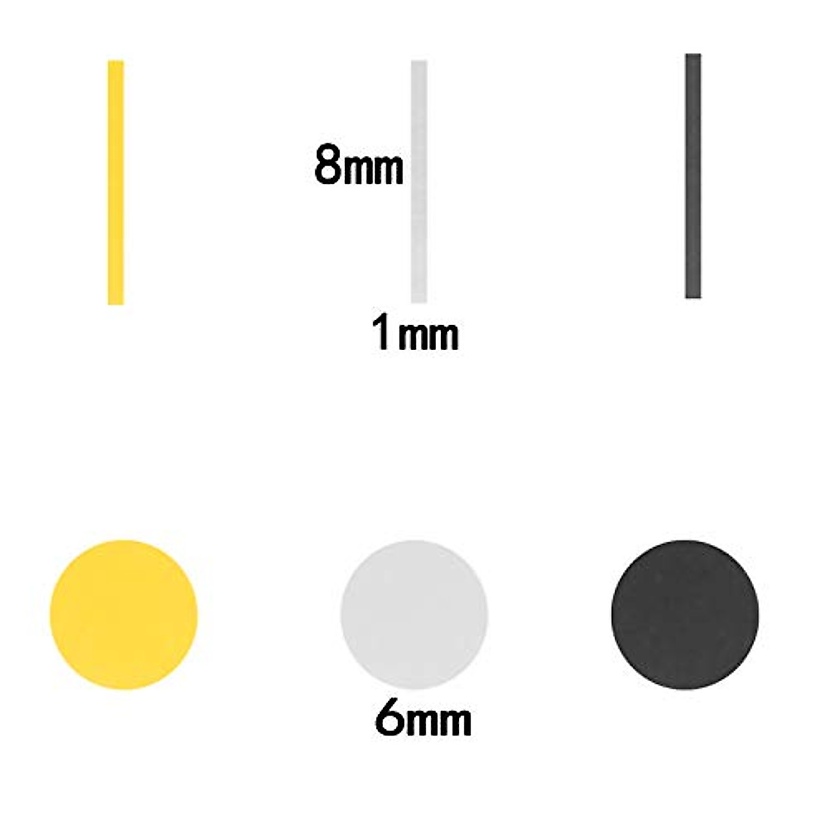 Black Gold Party Table Confetti - Wedding Anniversary Bachelorette Graduation Party Baby Shower Birthday Party Foil Metallic Sequins Sprinkles Confetti Decorations, 60g