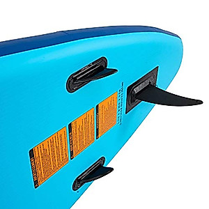 Lifetime Vista Inflatable Stand Up Paddle Board, 11' Long x 32" Wide x 6" Thick, Durable and Lightweight SUP, Stable Wide Stance Deck, Includes Backpack, Paddle, Pump, Removable Fin and Repair Kit