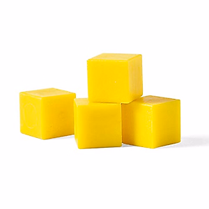 hand2mind Yellow Plastic Base Ten Blocks, Units Set, Place Value Blocks, Counting Cubes for Kids Math, Base 10 Math Manipulatives for Kids, Kindergarten Homeschool Supplies (Set of 100)