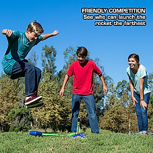 Zing Zoom Rocketz Refills 6 Pack, Soft and Safe Rocket Replacement, Launch up to 150 Feet Zoom Rocketz Launcher, No Batteries Required, for Kids Ages 8 and Up