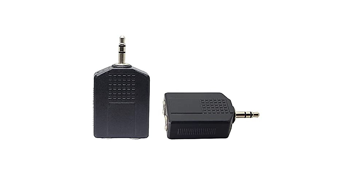 3.5mm to 6.35mm Audio Splitter - Connect & Play