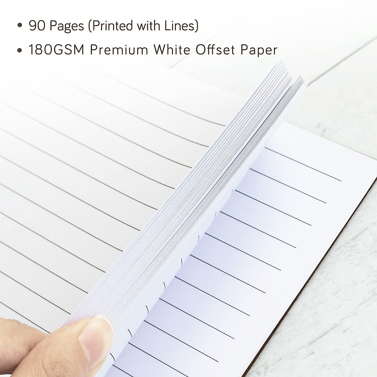 Creawoo Wooden Wedding Guest Book Reception Sign in Guestbook with Table Sign, Pen & Holder, Hardcover Memory Registry Photo Album with 90 White Pages for Wedding, Baby Shower, Birthday-11 x 8.5"