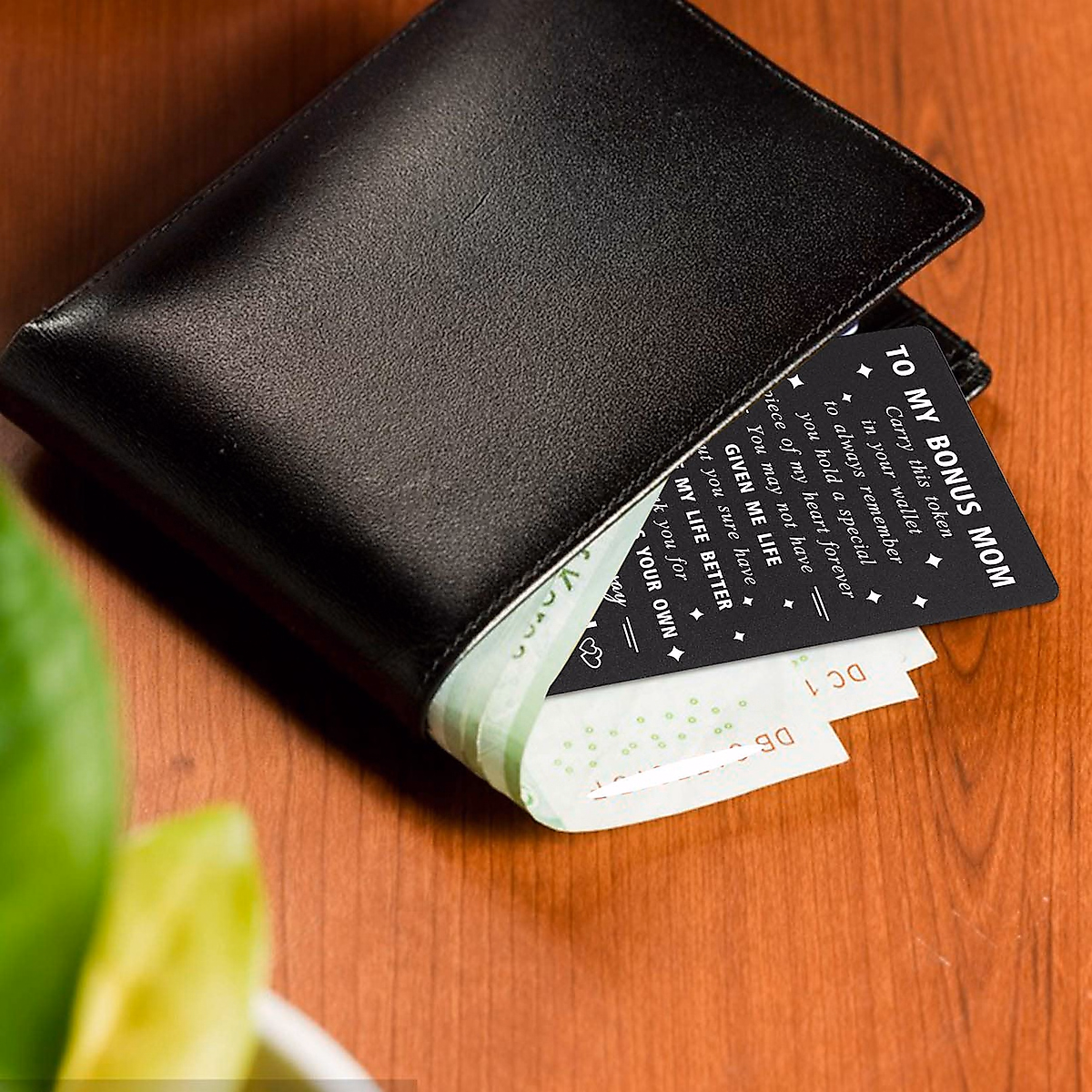 ENGZHI Stepmom Gifts Bonus Mom Wallet Card - I Love You Mom ... I Do - Step Mom Gifts Stepmother Birthday Card, Mothers Day, Christmas