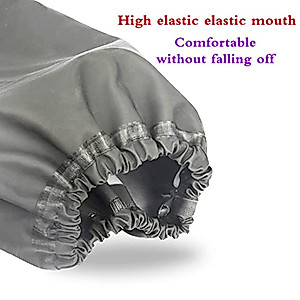 Coopache Full Arm Pond Gloves Long Waterproof Gloves with Cotton lining Extra Long Waterproof Gloves for Pond Cleaning Care and Machinery Industry, 25-inch