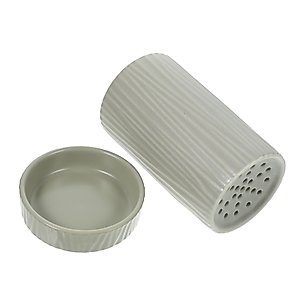RORPOIR Ceramic Drainer Cutlery Pan Ceramics Household
