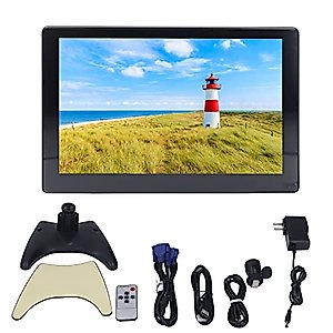 Computers Monitor, Touch Screen Monitor 10.1in Adjustable Bracket Wide Application for DVR (US Plug)