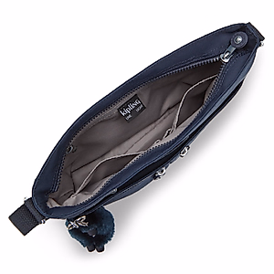 Kipling womens Women's New Angie Handbag, Lightweight Bag, Nylon Travel Crossbody Bag, Blue Bleu 2, 10.5 L X 8 H X 2 D US
