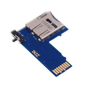 MOOKEENONE Dual Slot TF Card Adapter Converter Module for Raspberry Pi 4B/3B+/3B/ Zero W Accessories