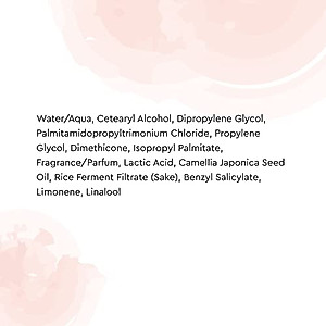 MyKirei By Kao Conditioner Refill with Japanese Tsubaki & Rice Water for Hair, Sustainable Bottle, Citrus, 10.1 oz