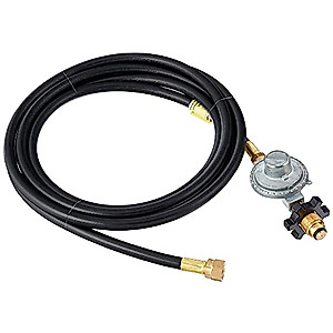 Mr. Heater 12-Feet Hose/Regulator Assembly with Restricted Flow Soft Nose P.O.L.