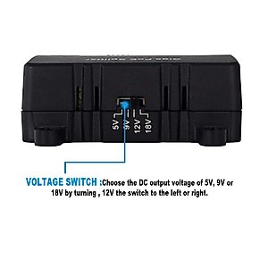 CENTROPOWER Gigabit PoE Splitter,Network-Repeaters,Wall Mountable Adjustable Voltage Output,PoE Powered IEEE 802.3af/802.3at Compliant,POE+ Injector