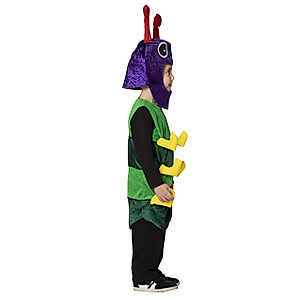 Rasta Imposta Caterpillar Colorful with Headpiece Parent and Child Pair Halloween Costume Set