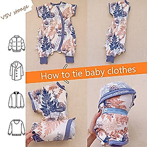 20Pcs Elastic Band with Buttonholes, Stretchable Connectable, Roll-up Clothes Storage Band, Adjustable Clothing Storage Strap with Button, Travel Luggage Space Saver, Drawer & Closet Organizer, Black