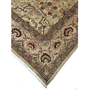 Noori Rug Hand Knotted Area Rug 8'1" x 10'1" Gray