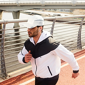Fitdom Lightweight All Sports Cap Perfect Hat for Running, Hiking, Tennis, Golf & More White