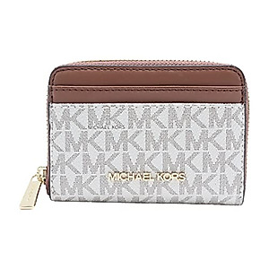 Michael Kors Women's Card Case Wallet, Vanilla, Small