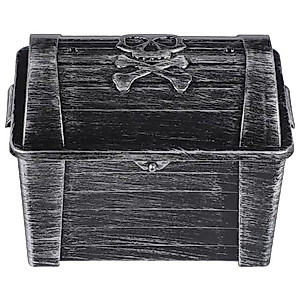 TOYANDONA Treasure Chest Piggy Bank Decor Pirate Party Supplies Pirate Ornament Pirate Treasure Chest Mini Pirate Chest Pirate Birthday Party Supplies Child Toy Gift Box Plastic