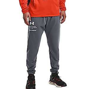 Under Armour Men's Fleece Storm Pants 1357120 (X-Large, Pitch Gray/Reflective - 012)