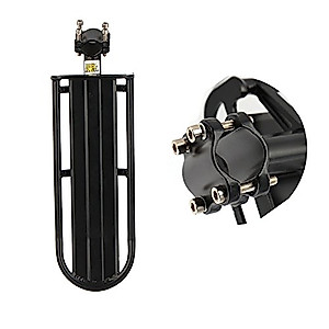 ThreeH Retractable Bike Luggage Cargo Rack Aluminum Alloy Bicycle Pannier Bag Holder Easy to Install BK41