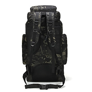 W WINTMING Hiking Backpack for Men 70L/100L Camping Backpack Military Rucksack Molle 3 Days Assault Pack for Climbing