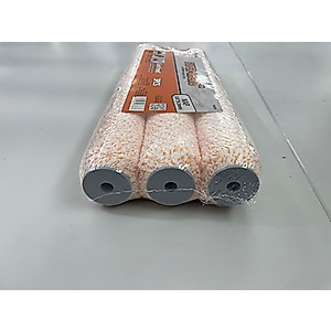 ROLLINGDOG 18 Inch Paint Roller Covers -18 Microfiber Paint Rollers for Ceiling,Wall,Floor,Decks Painting (Pack of 3, 3/8" Nap)