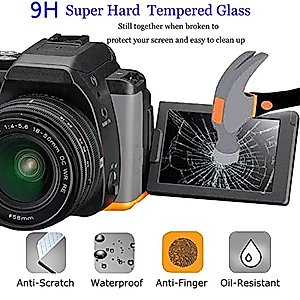 debous Screen Protector for Fujifilm X-S20 X100T X100F X-E2 X-E2S （not for X100V）, Anti-finger Optical Tempered Glass for Fuji XS20 X100T X100F XE2 XE2S Digital Camera (3 pack)