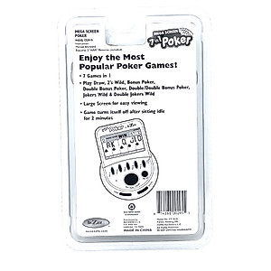 RecZone Mega Screen 7 in 1 Poker Electronic Game