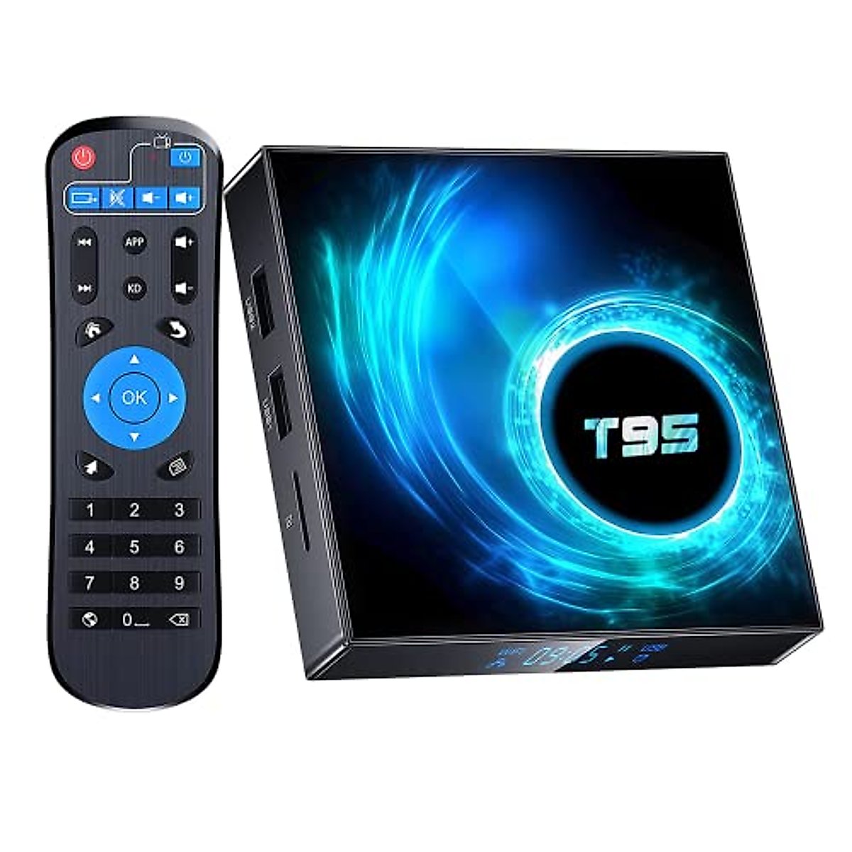 Android TV Box 10.0, Smart TV Box Android 2GB 16GB H616 Quad-Core 64bit CPU Support 2.4G +5G Dual WiFi Ethernet 100M BT 4.0 4K 6K Ultra HD Output H.265 Decoding Android Box