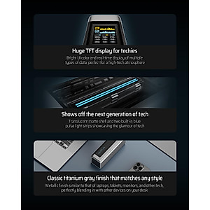 CUKTECH 20 Power Bank, 140W 25,000mAh Laptop Portable Charger, 3-Port, Smart TFT Display, PD3.1 PPS Protocol Battery Pack for MacBook Pro/Air, Surface Pro, iPhone 15/14, Samsung S24+, iPad and More