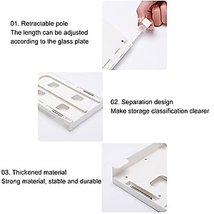 Refrigerator Hanging Can Organizer, Fridge Drinks Beverage Storage Hanging Holder Large Capacity,Strong Material, Refrigerator Storage for seasoning packets