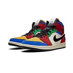 Jordan Mens Air Jordan 1 Mid CU2805 100 Blue The Great - Fearless - Size 9