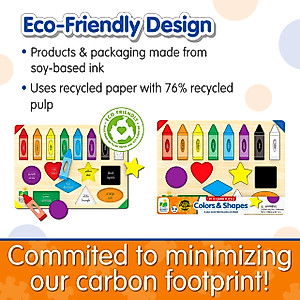 The Learning Journey: Lift & Learn Puzzle Colors & Shapes – Preschool Toys & Activities for Children Ages 3 and Up – Award Winning Educational Toy