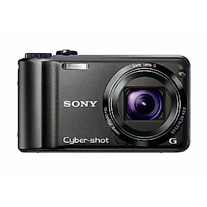 Sony Cyber-shot DSC-H55 14.1MP Digital Camera with 10x Wide Angle Optical Zoom with SteadyShot Image Stabilization and 3.0 inch LCD (Black) (Discontinued by Manufacturer)