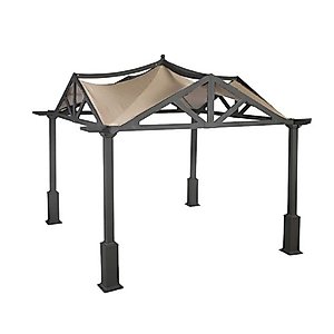 Garden Winds Replacement Canopy for Garden Treasures Pergola Gazebo - Standard 350 - Beige