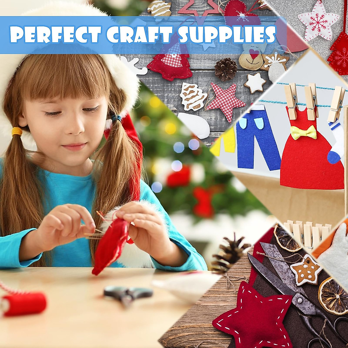 White Felt Sheets 36 X 36" Felt Fabric by The Yard (1 Square Yard) 1.6mm Thick Felt Sheet Soft Craft Felt Cloth White Felt Fabric Craft Felt Material for Sewing DIY Art Craft Project Decorations