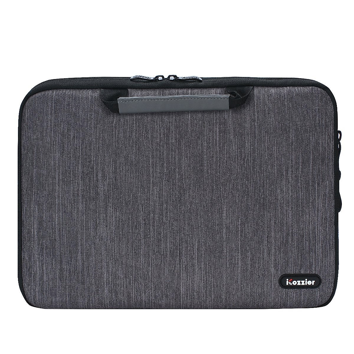 iCozzier 13-13.3 Inch Handle Electronic Accessories Strap Laptop Sleeve Case Bag Protective Bag for 13" MacBook Air/MacBook Pro/Pro Retina Sleeve – Grey