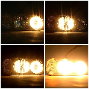 7BLACKSMITHS Universal Halogen Snow Plow Lights Kit for Boss Western Meyer Blizzard Curtis