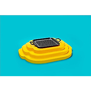 Lodge BOLD 12 Inch Seasoned Cast Iron Grill Pan with Loop Handles; Design-Forward Cookware